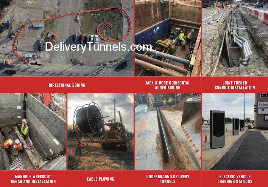 Underground Utility Construction - Delivery Tunnels